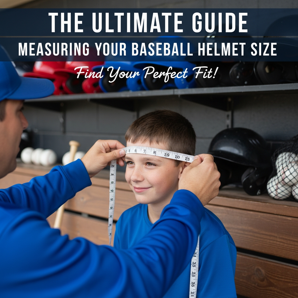 The Ultimate Guide to Measuring Your Baseball Helmet Size - HelmetDash
