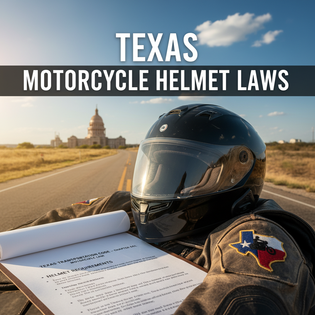 Must-Know Motorcycle Helmet Laws in Texas - HelmetDash